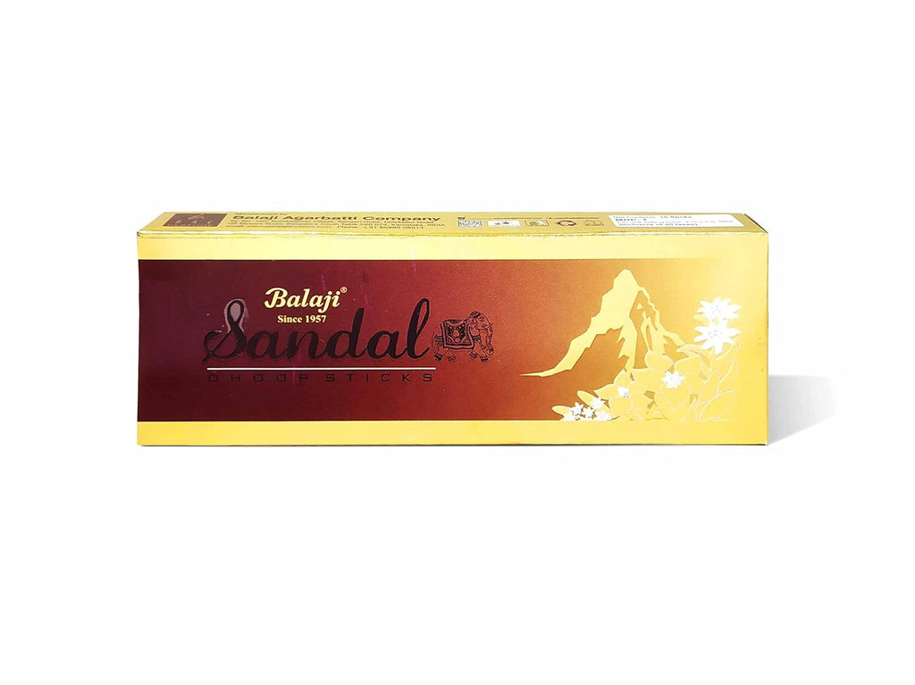 BAC Perfume Balaji Sandal Dhoop Sticks - 60 Gram – JB Mart India