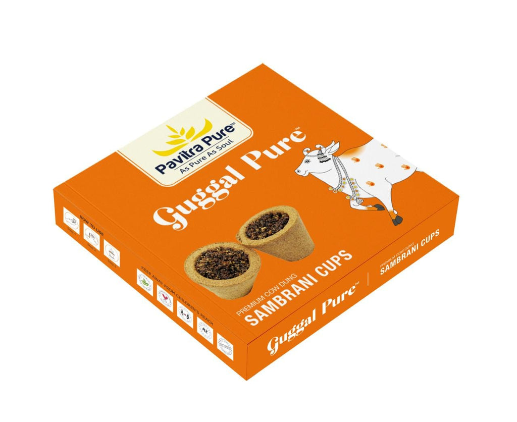 Pavitra Pure Organic Havan Cups/Sambrani Cups (12 pcs) | Pure Cow Dung ...