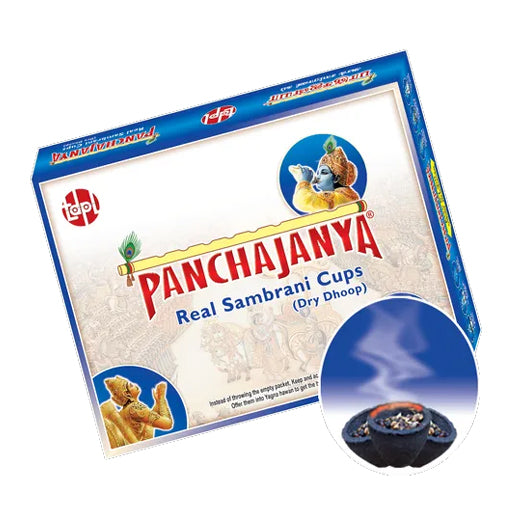 Panchajanya Real Sambrani Cups - 1 Packet 12 Pcs – JB Mart India